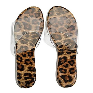 Summer Beach Slipper Women Fashion Casual Grain Sandals Flat Leopard Shoes Women's slipper Soft Memory