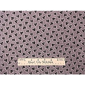FlashPhoenix Quality Sewing Fabric – Black White Leaves Leaf Criss Cross Floral 100% Cotton Fabric 36x44 Inch by The Yard
