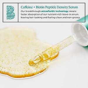 Briogeo Destined For Density MegaStrength + Caffeine + Biotin Peptide Density Serum | Increases Hair Thickness and Density, Fast-Absorbing & Non-Greasy | Vegan, Phalate & Paraben-Free | 1.5 Ounces