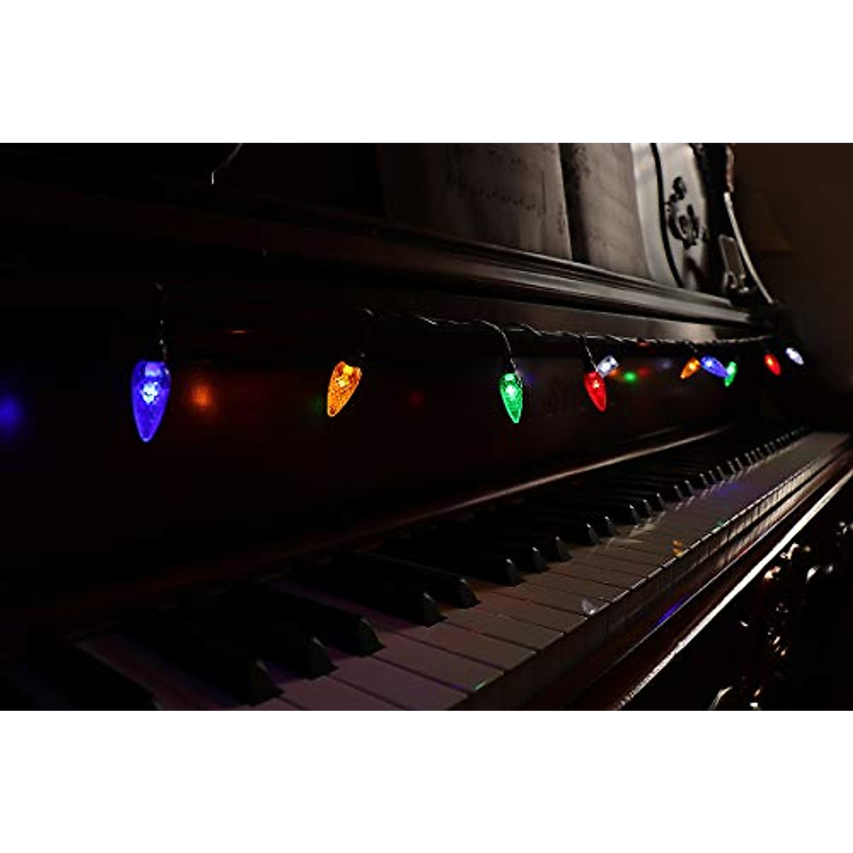 Cewuidy LED Christmas Lights Charging Cable,USB and Bulb Charger,50inch 10led Multicolor Available with Phone 5,6,7,8,X,XR,XS,XS Max,11,11Pro,11Pro Max,SE2,12mini,12,12Pro,12Pro Max etc(1pcs)