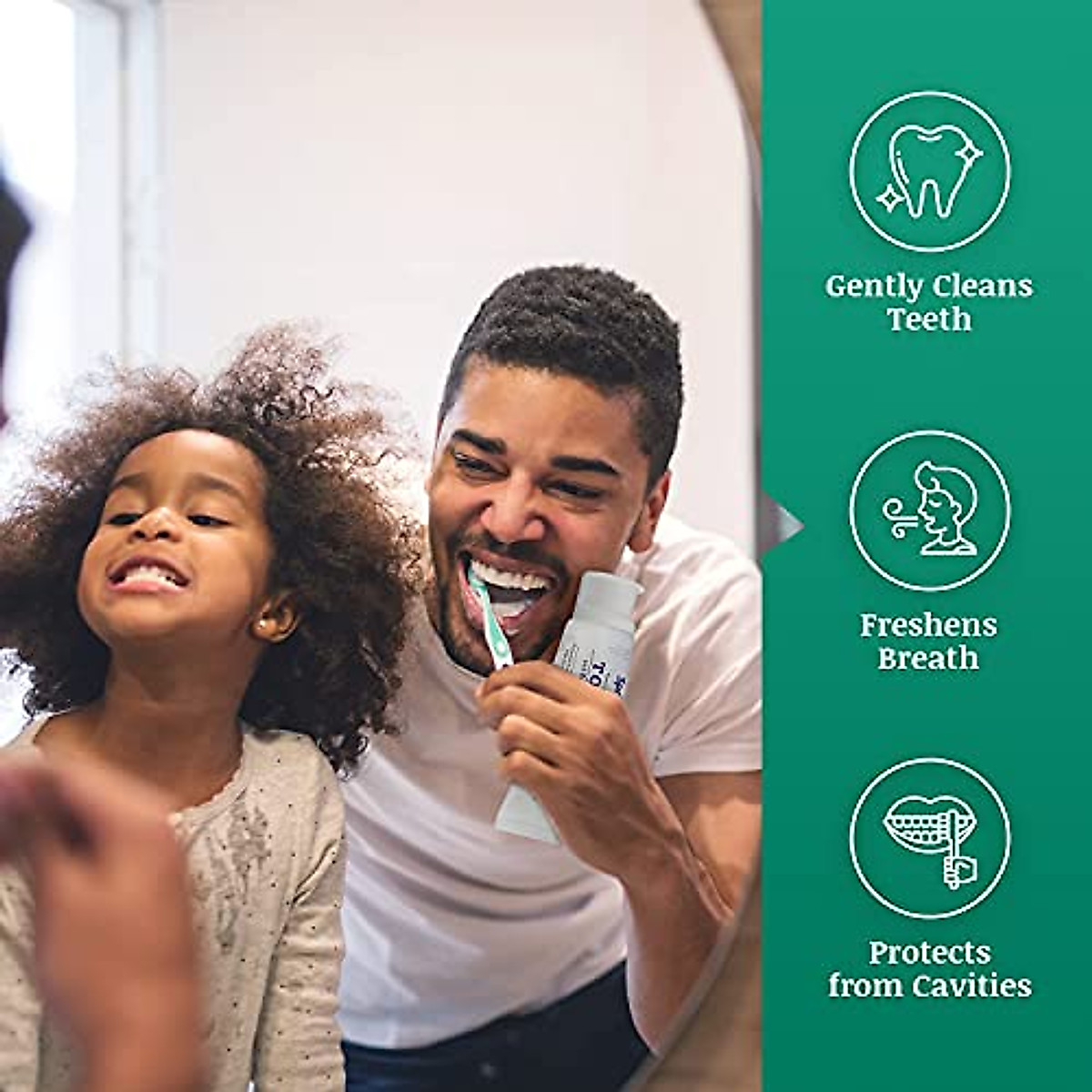 Sprinjene Toothpaste Sensitive Teeth & Gum with Fluoride Cavity Protection Natural Non Toxic SLS Free Toothpaste for Fresh Breath Dry Mouth, Preservative Free, Black Seed Oil & Zinc 2 Pack (Original)