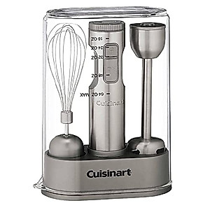 Cuisinart HB-800 Smart Stick Variable Speed Immersion Hand Blender with Storage Case (Renewed)
