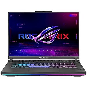 ASUS ROG Strix G16 (2023) Gaming Laptop, 16” 16:10 QHD 240Hz, GeForce RTX 4060, Intel Core i9-13980HX, 16GB DDR5, 1TB PCIe SSD, Wi-Fi 6E, Windows 11, G614JV-ES94