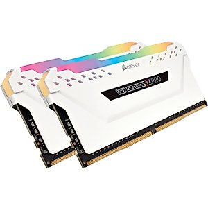 CORSAIR VENGEANCE RGB PRO 16GB (2x8GB) DDR4 3600MHz C18 LED Desktop Memory - White
