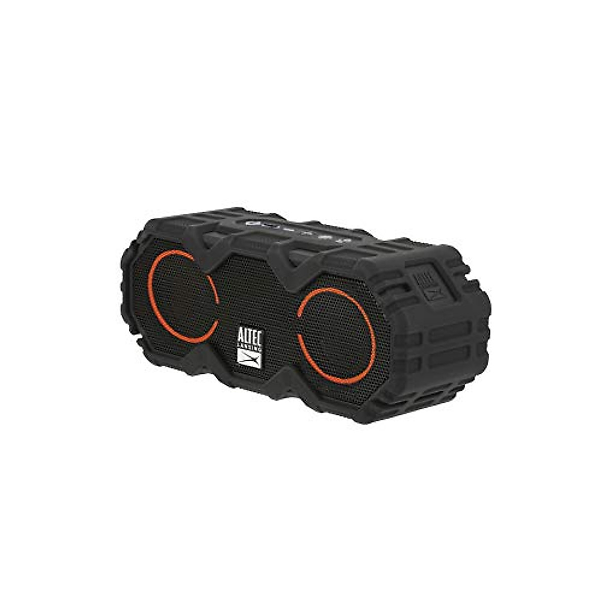 Altec Lansing LifeJacket Mini - Waterproof Bluetooth Speaker with Lights, Portable Wireless Speaker for Pool, Beach, Hiking, Sports, Camping, 16 Hour Playtime, Floats in Water