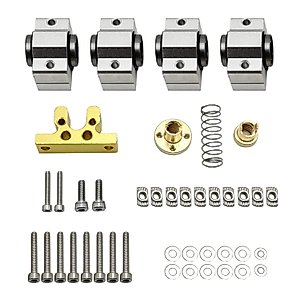 Doesbot CNC 3018 X-axis Upgrade Kit Matching for CNC Z-axis Sliding Table (Suitable for 10mm Diameter Optical Axis)