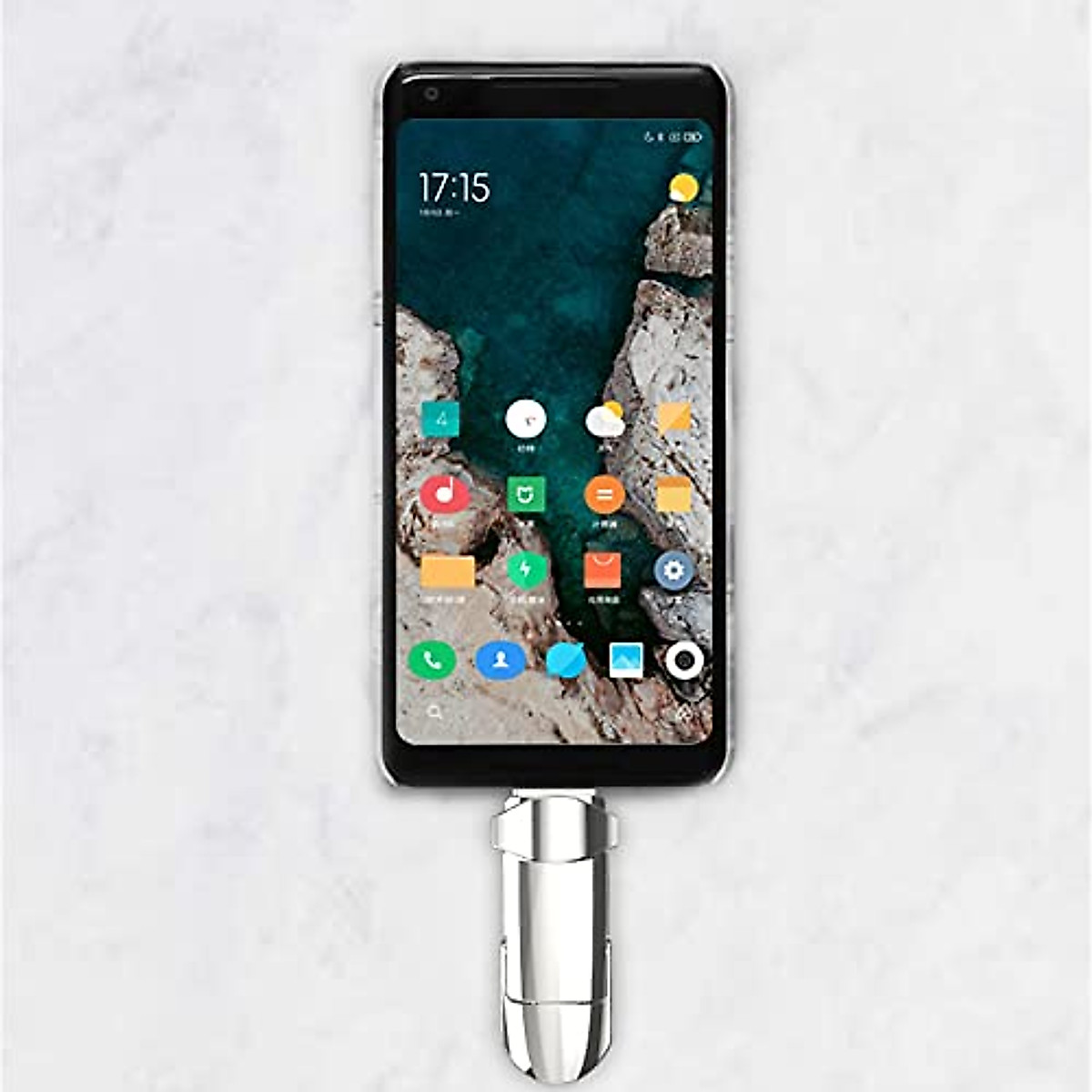 Reletech Portable SSD USB 3.2 Gen2 Type-C Dual Connectors up to 480MB/s Aluminum Mini External Solid State Drive Compatible with PS4/XBox/phone/TV/Windows/Mac(512GB)