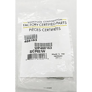 WP488163 Refrigerator/Appliance Screw - New - Genuine OEM - AM 1-3-5 - EA240118