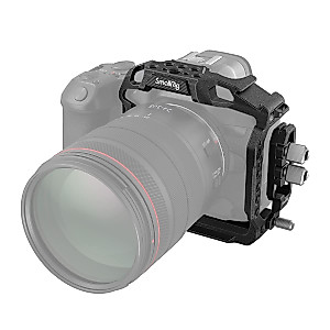 SMALLRIG R5 R5 C R6 Half Cage, Camera Half Cage with Cable Clamp for Canon R5 R5 C R6-3656