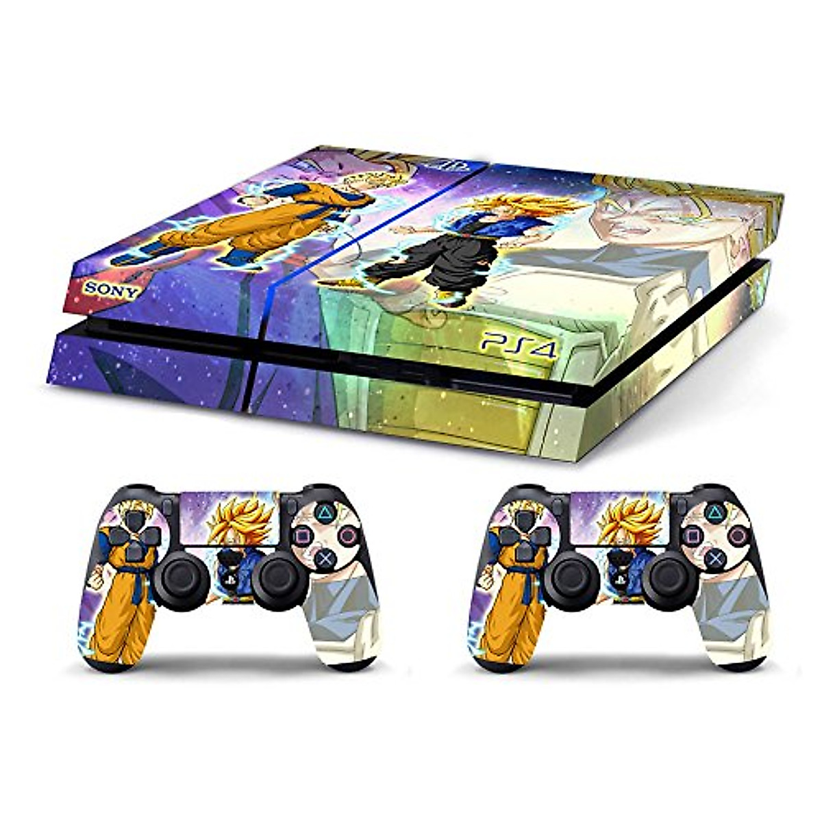 Skin Ps4 Old - DRAGONBALL GOHAN TRUNKS - limited edition DECAL COVER ADESIVA Playstation 4 Slim SONY BUNDLE