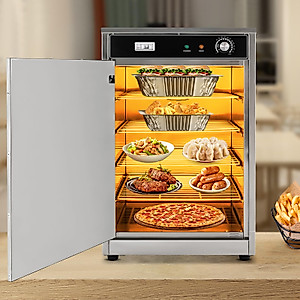 Warming Cabinet, 5 Tier 600W Electric Commercial Hot Box Food Warmer, Countertop Heated Holding Cabinet, Stainless Steel Food Heater Insulated Food Pan Carrier, for Commercial, Kitchen, Restaurant