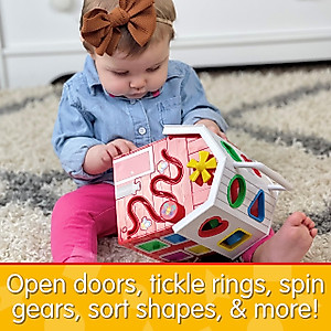The Learning Journey - Early Learning - Farm Activity Cube - Shape Sorter for Toddlers Ages 12 Months and Up - Award Winning Toys
