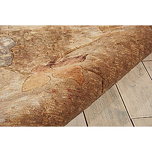 Nourison Somerset Floral Multicolor 7'9" x 10'10" Area-Rug, Easy-Cleaning, Non Shedding, Bed Room, Living Room, Dining Room, Kitchen (8x11)