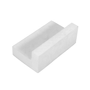 Teak Tuning Monument Series Concrete Fingerboard Ledge Obstacle - 5" Wide, 2" Tall - Ultra Premium, Super Durable Polymer Modified Concrete - Sterling Gray Colorway