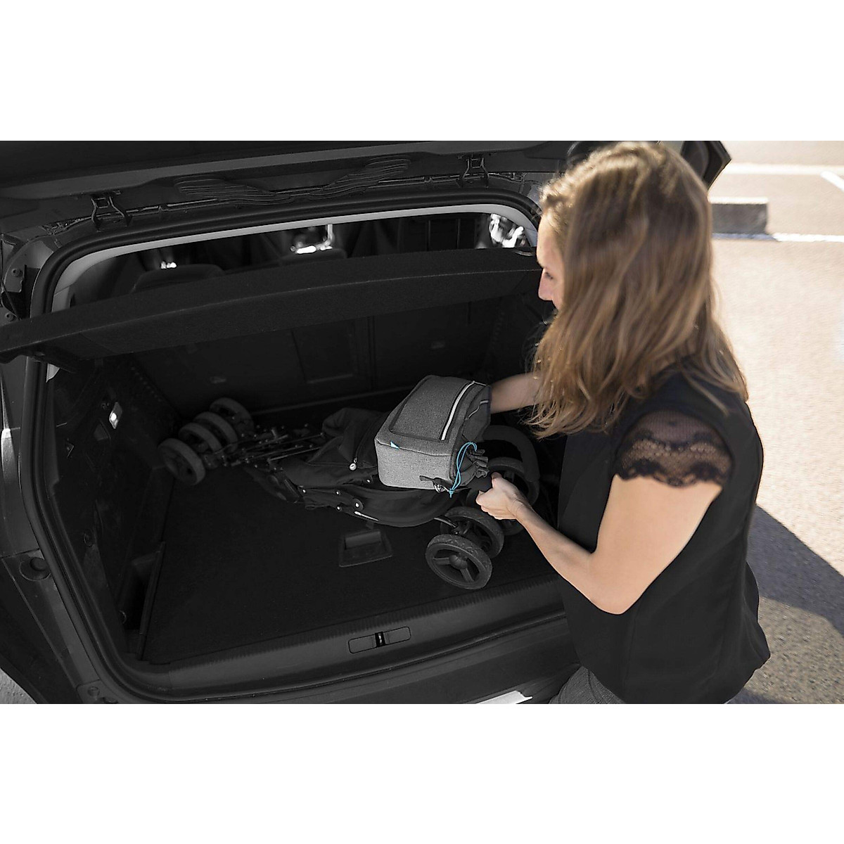 Babymoov Premium Universal Stroller Organizer | XL Storage, Full Zip Closure, Insulated Cup Holder and Smart Phone / iPhone Pouch