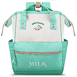 ZOMAKE 15.6 Inch Travel Laptop Backpack for Women Men - Anti Theft Water Resistant Bag Daypack - Computer Bag Business Work Cute Backpacks(Candy)