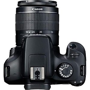 EOS Rebel T100 (EOS 4000D) DSLR Camera w/ 18-55mm DC III Zoom Lens with Pixibytes Basic Bundle (Renewed)