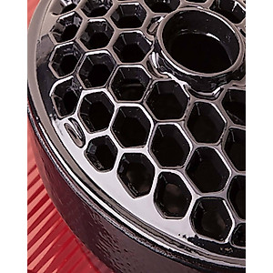 Plow & Hearth 33884-BK Steamer, 12.01 x 9.69 x 5.2 inches, black