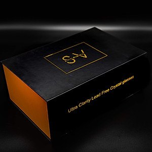 Scotch Over Vodka - Whiskey Glasses-Premium 10oz Scotch Glasses Set of 6 / Old Fashioned Crystal Glasses / Perfect for Scotch Lovers / Style Glassware for Bourbon/ Rum Glasses/Teardrop Design