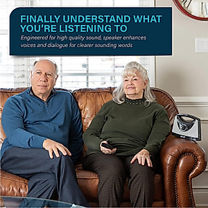 Sereonic Wireless TV Listening Speaker | TV-SB Portable Soundbox | Optical & Analog Connectivity | Extra Power Adapter | Diglo Microfiber Cloth