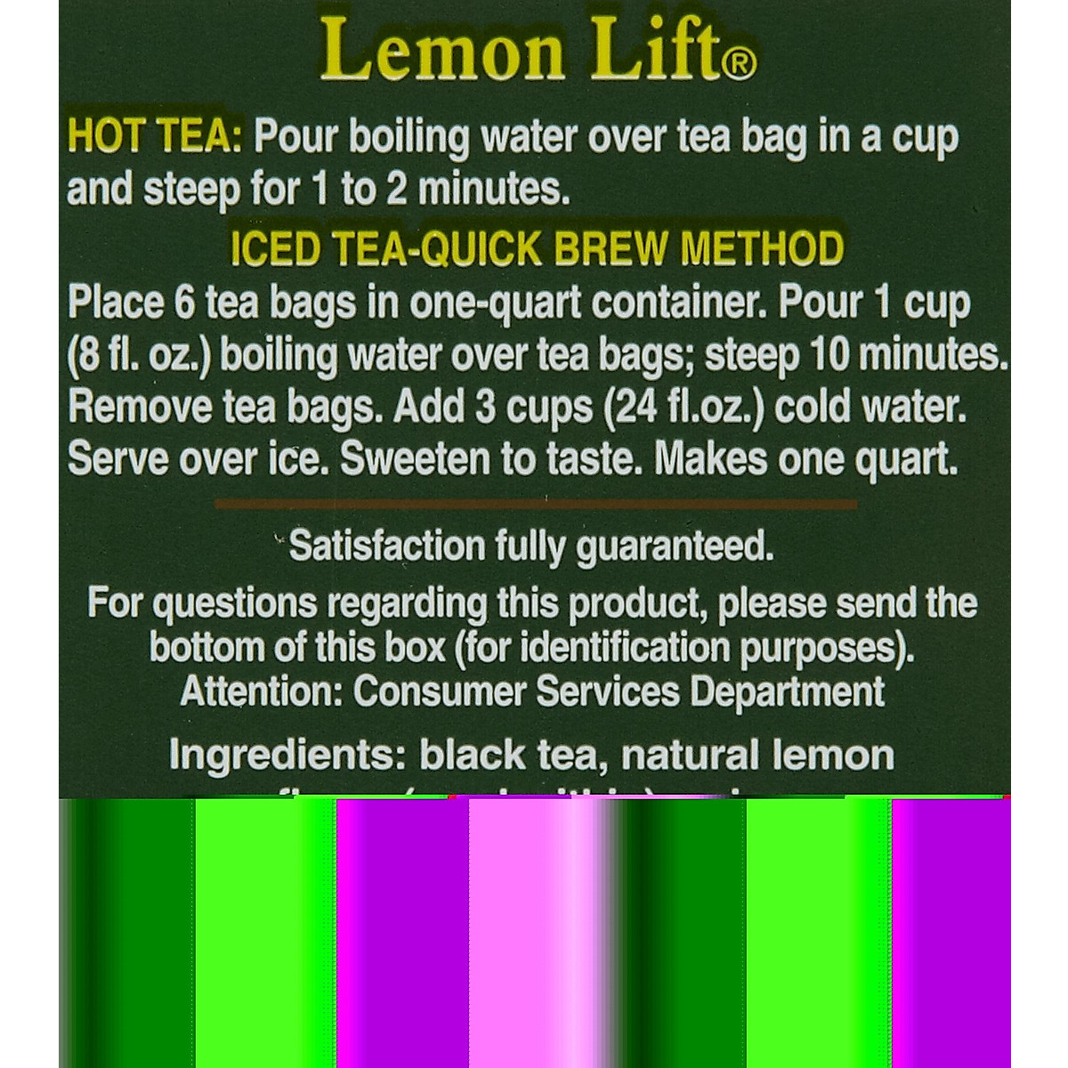 Bigelow Lemon Lift Tea Bags - 20 Count (Pack of 3)