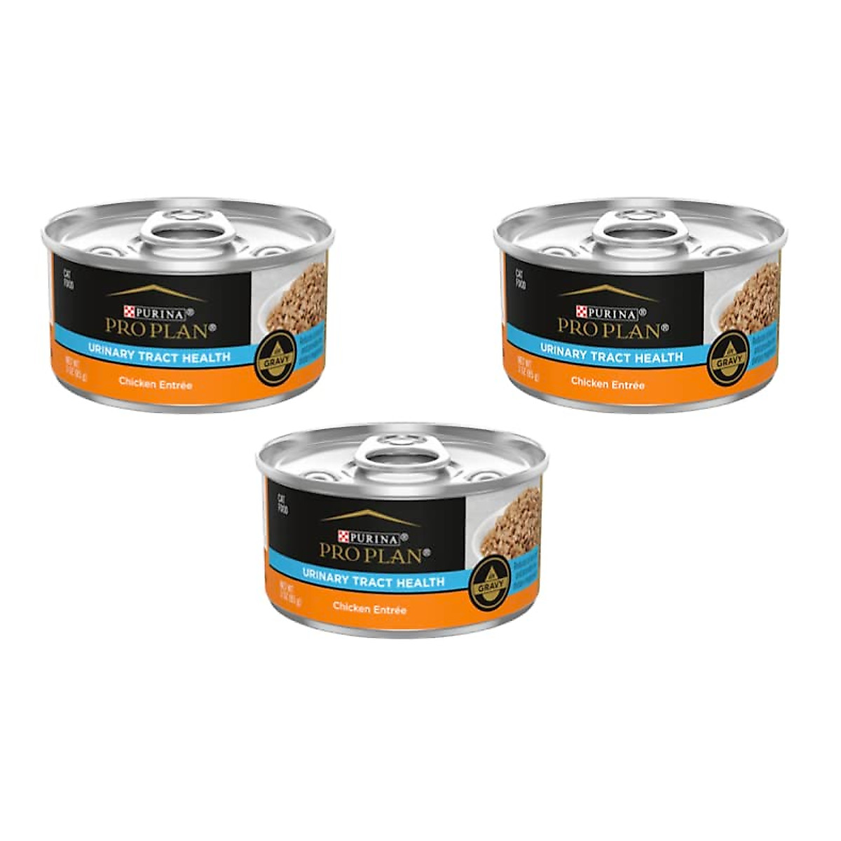 Pro Plan Focus Wet Cat Food Urinary Tract Health (UTH) Variety Pack, 5 Flavors, 3 oz Cans (15 Total Cans) with Healthier Paws Sticker!!!