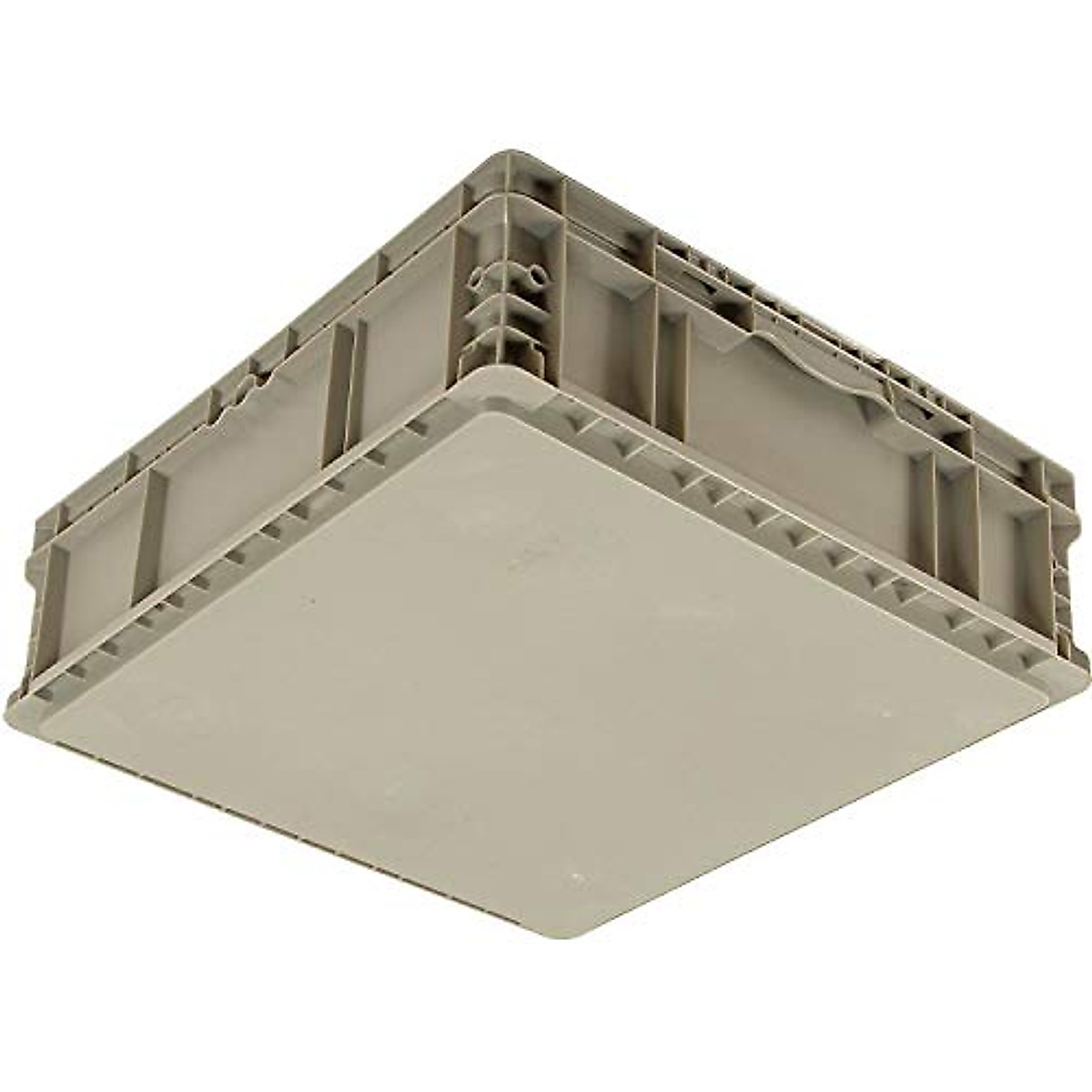 Monoflo Global Industrial Straight Wall Container Solid Gray, 24 x 22 x 7