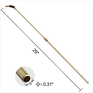 ITISLL Garden Pump Sprayer Telescopic Brass Wand 18-29in(619NT7)