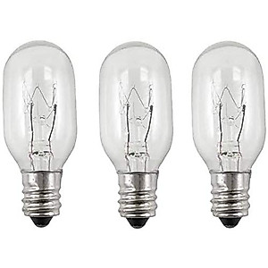EFP Incandescent Replacement Bulb for Conair Lighted Mirrors | 20 Watt, 120 Volt, and Small E12 Candelabra Screw-in Base - Includes 3 Bulbs