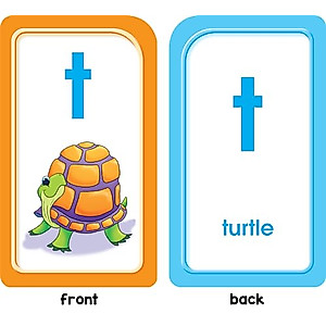 School Zone - Alphabet Match Flash Cards - Ages 4 and Up, Preschool to Kindergarten, ABC's, Letters, Matching, Beginning Sounds, Letter-Picture Recognition, and More