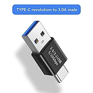 Haoquoou (4 Pieces) USB 3.0 Adapter kit, Support Charging and Data Transfer, high Speed Extended Conversion Connector Connector