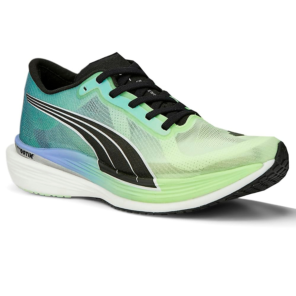 Puma Womens Deviate Nitro Elite 2 Running Sneakers Shoes - Green - Size 9 M