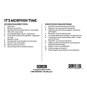 Decopac Power Rangers It's Morphin Time DecoSet Cake Decoration Topper, 3"