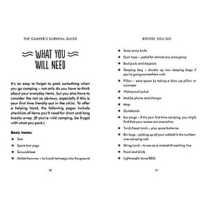 The Camper's Survival Guide: Food Prepping, Gear, First Aid, Etiquette, and More!