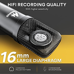 MAONO AU-A04 USB Microphone with PD200X Dynamic Microphone Bundle for Podcast, Studio, Streaming, Recording, Vocal
