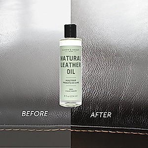 CARON & DOUCET - 100% Natural Leather Oil & Conditioner to Repair & Restore; Shoes, Boots, Couches, Car Seats, Purses, Jackets, Saddles & Tacks