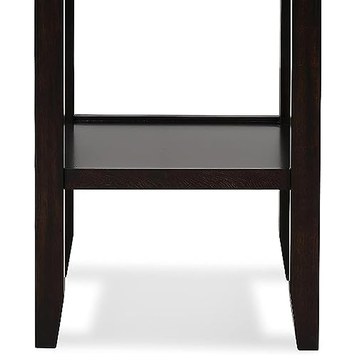 New Classic Furniture Celeste 5-Piece Faux Marble Round Counter Set with 1 Table and 4 Chairs, 42-Inch, Black