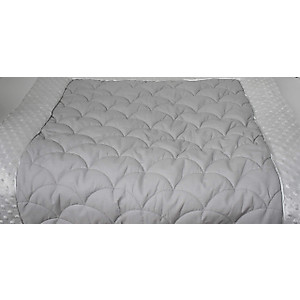 BabyFad Minky White 9 Piece Baby Crib Bedding Set