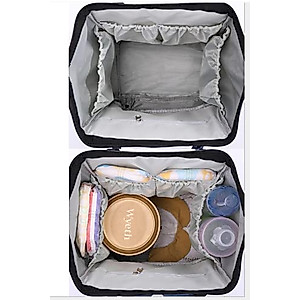 Diaper Bag Backpack, Japhet Multi-Function Waterproof Baby Bag for Boys Girls, Multifunctional Travel Diaper Backpack for Moms Dads, Large Capacity, Durable, Blue