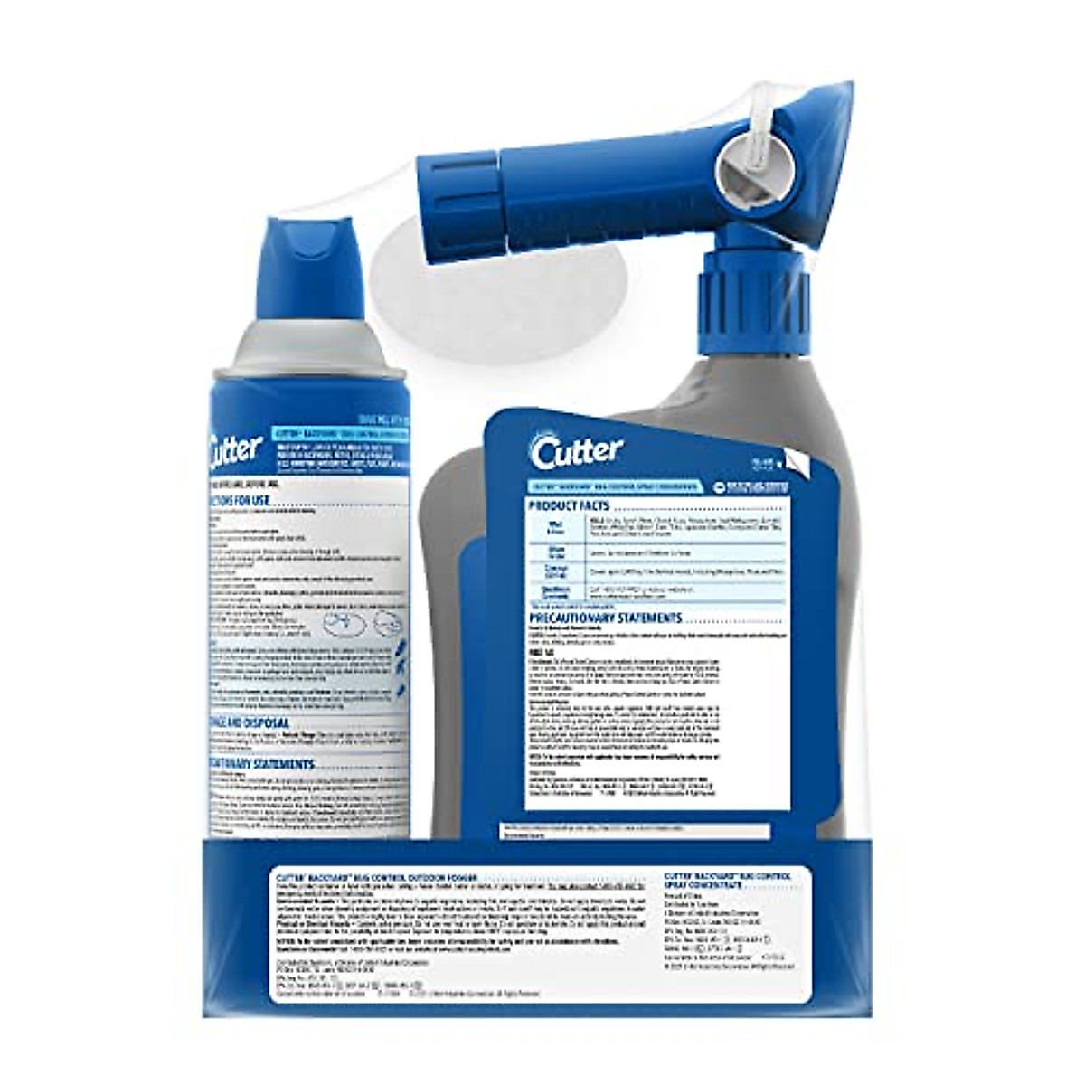 Cutter Backyard Bug Control Combo Pack, with Outdoor Fogger & Hose-End Spray Concentrate