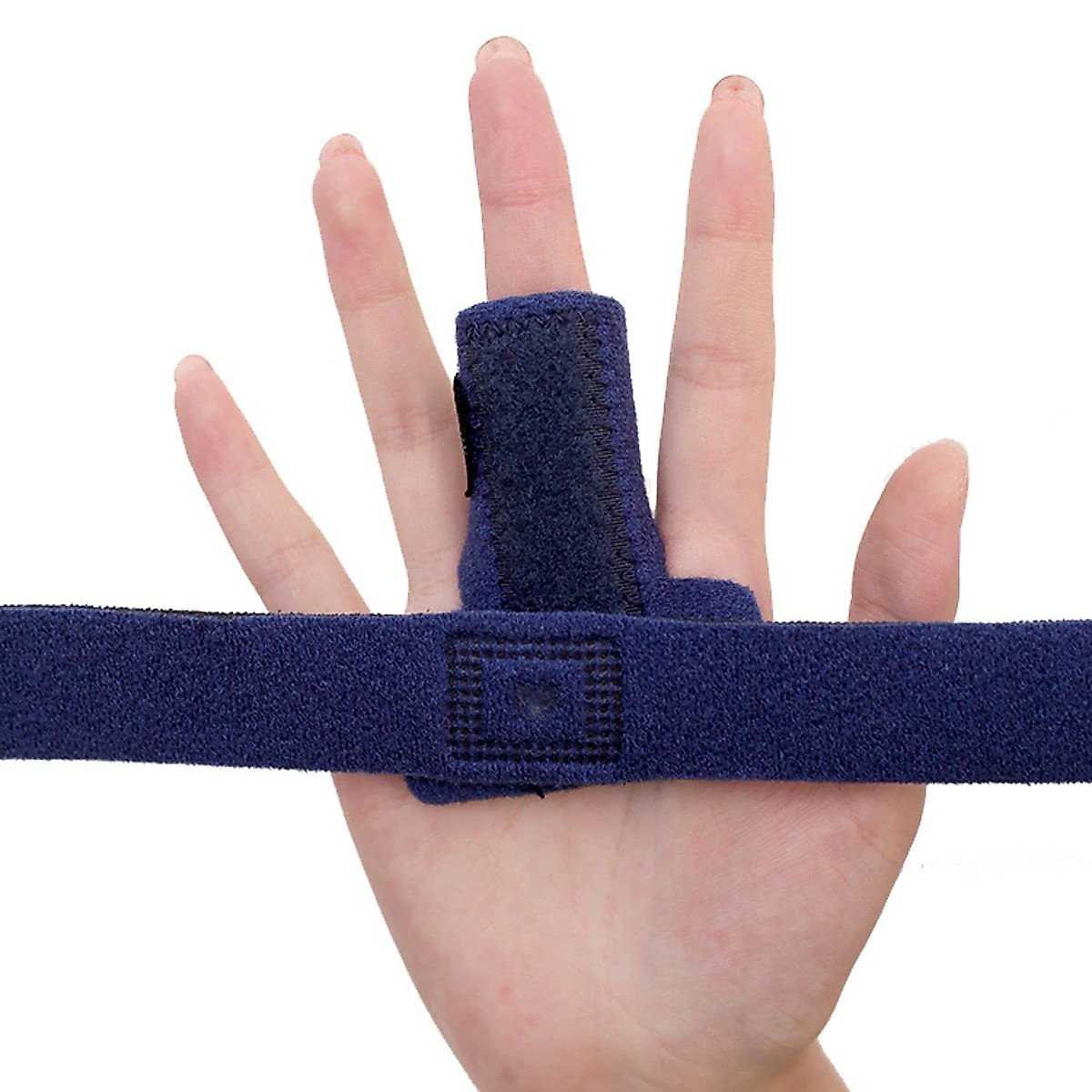 TINYOUTH Trigger Finger Splint, Adjustable Thumb Brace with Built-in Strips Support Bonus Fastening Tape for Hand Stabilizing Support for Sprains, Pain Relief, Mallet Injury, Arthritis, Tendonitis