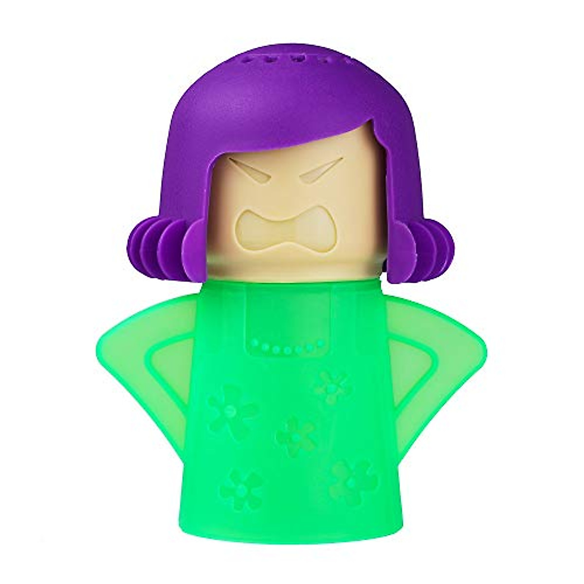 iflymars Angry Mama Microwave Oven Cleaner, Fast Action Steam Kitchen Gadget,Just Add Vinegar and Water (Green)