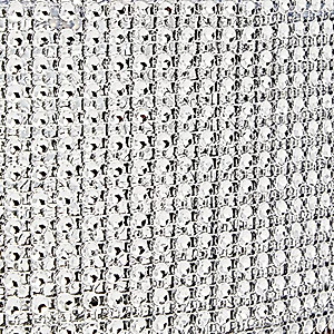 2-Piece Silver Foil Bedazzled Rhinestone Stand. Great Cake Stand, Cake Pop Stand, or Centerpiece Dessert Stand (16 Inches)