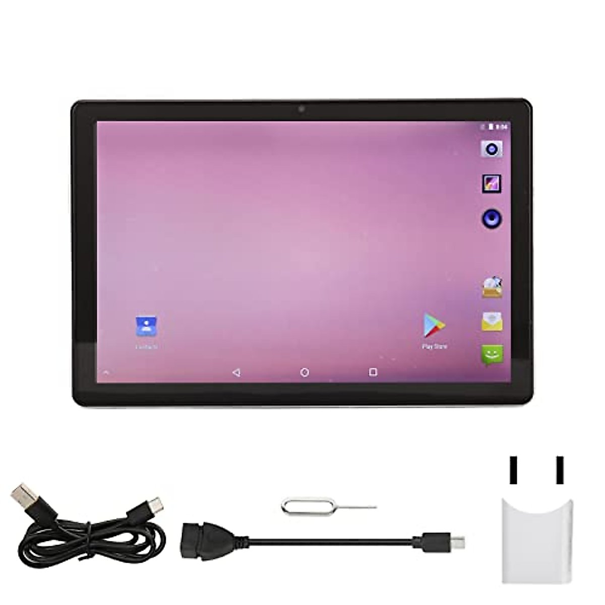 AUHX Gaming Tablet, US Plug 100-240V 10 Inch Tablet Octa Core CPU for Study for Android11 (US Plug)