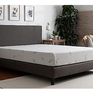 Tulo 8" Medium Comfort Memory Foam Bamboo Pressure Relief Mattress in a Box | Twin XL Size