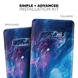 DesignSkinz Dream Blue Cloud Protective Vinyl Decal Wrap Skin Cover Compatible with The Samsung Galaxy S20 (Screen Trim & Back Glass Skin)