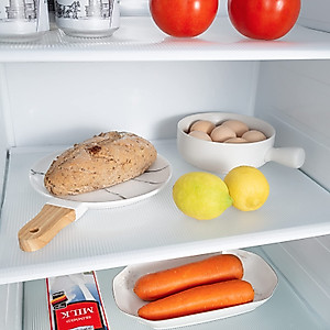 ZOFGENOW Shelf Liner Non-Slip Cabinet Liner and Drawer Liner, 12 in x 25 FT Non Adhesive Washable Oil-Proof for Kitchen Cabinet, Shelves, Refrigerator, Storage, Desks Clean