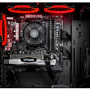 SkyTech Shadow 3.0 Gaming Computer PC Desktop - Ryzen 5 3600 6-Core 3.6GHz, RTX 2060 6G, 500GB SSD, 16GB DDR4 3000, RGB Fans, AC WiFi, Windows 10 Home 64-bit, Black