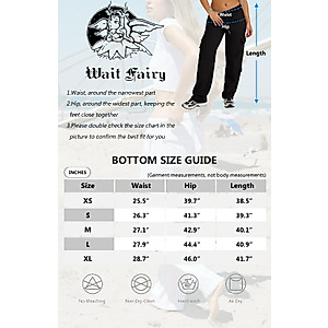 Waitfairy Womens Cargo Sweatpants Casual Baggy High Waisted Joggers Pants Fleece Sweat Pants with Pocket Black M