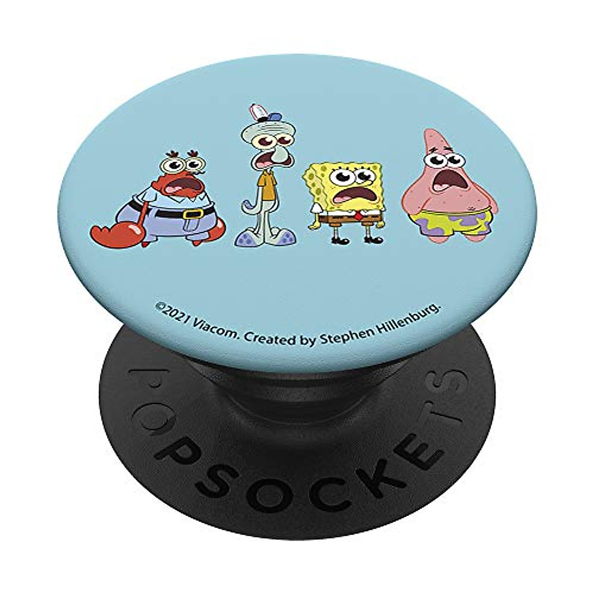 SpongeBob SquarePants Group Stare PopSockets PopGrip: Swappable Grip for Phones & Tablets